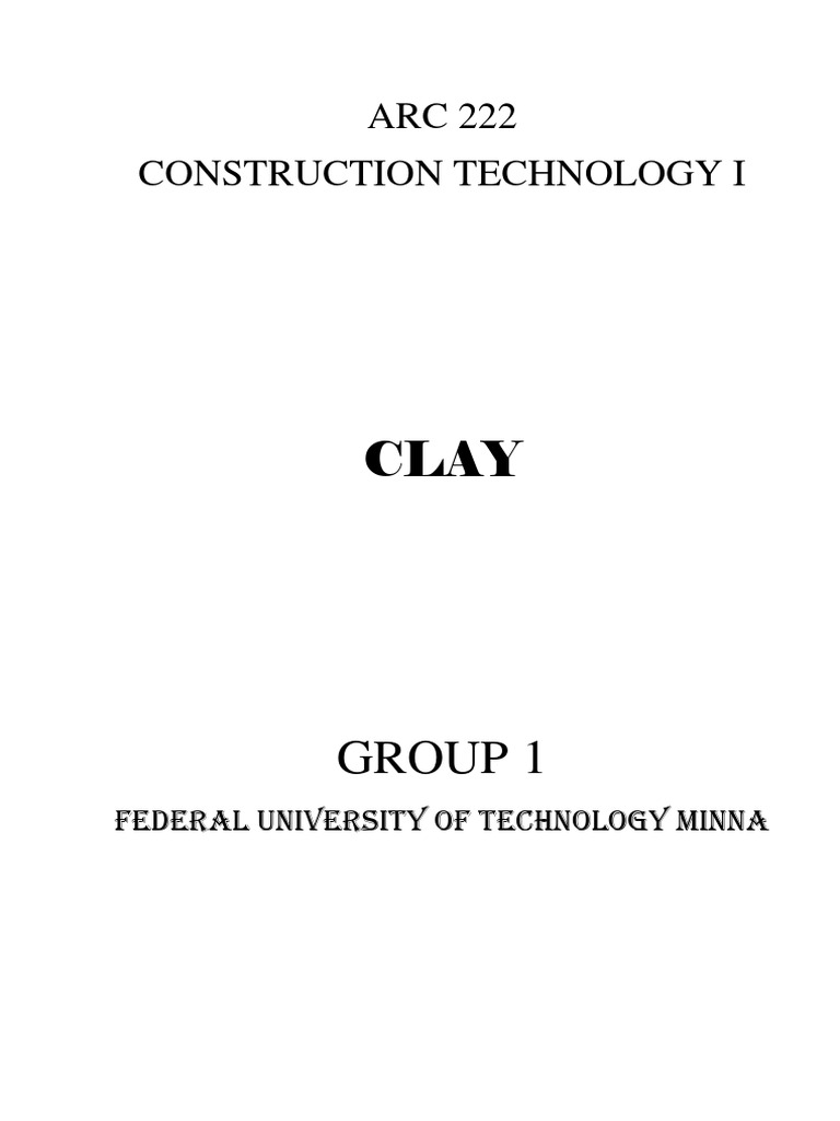 Arc 223 Clay Material | PDF | Clay | Earth Sciences
