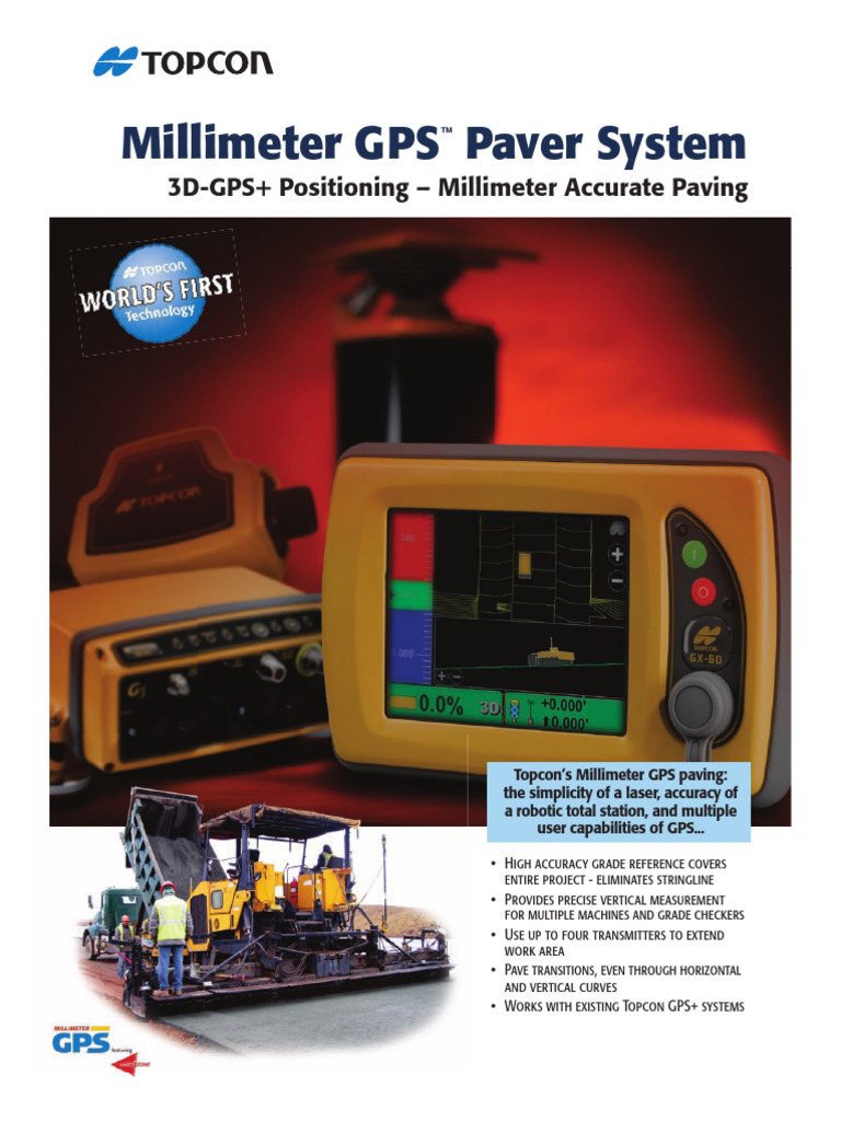 Millimeter GPS Paver Broch 7010 2034 Rev A | PDF | Global Positioning ...