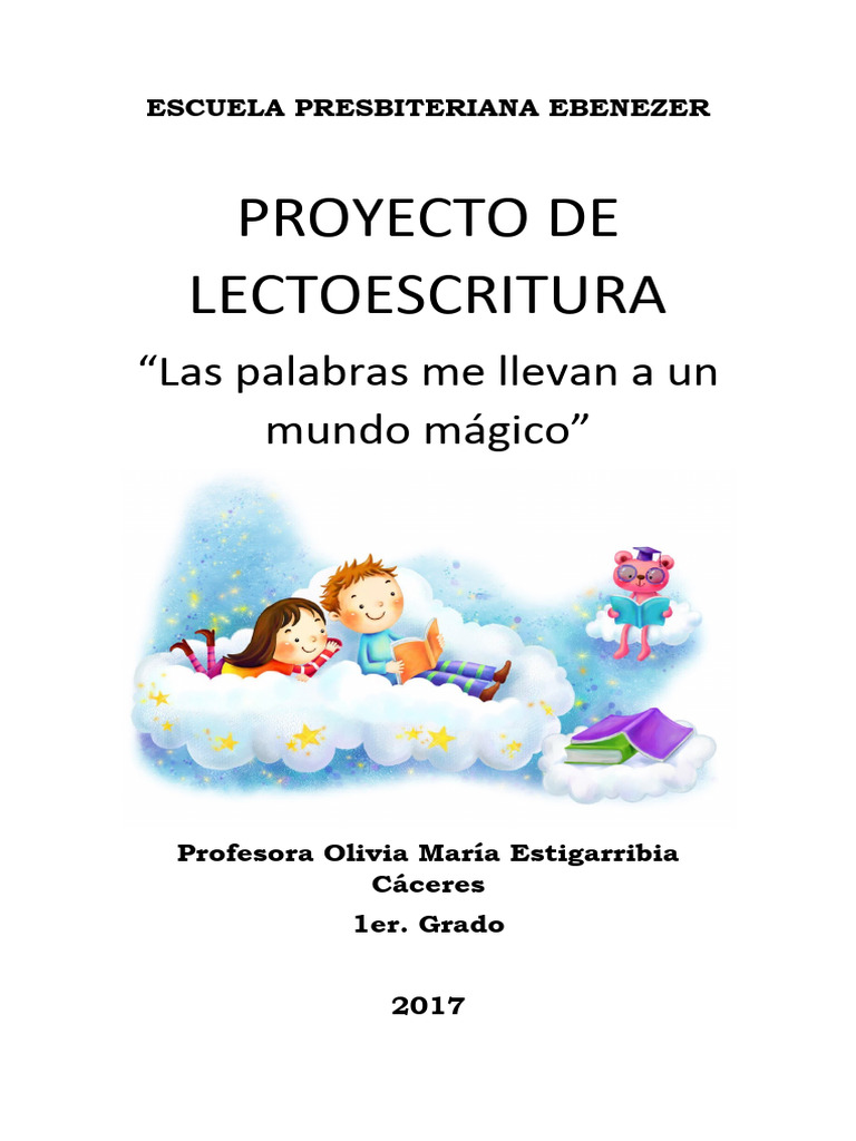 ?proyecto de Lecto-Escritura | PDF | Aprendizaje | Evaluación
