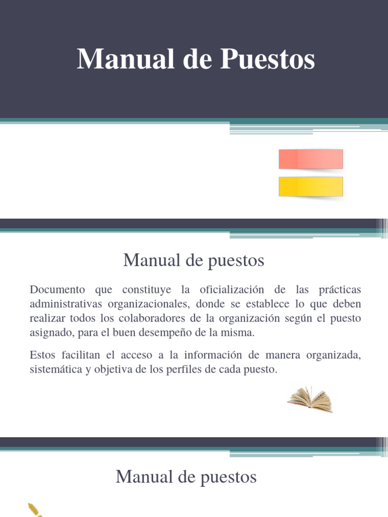 Manual de Puestos | PDF | Gestión de recursos humanos