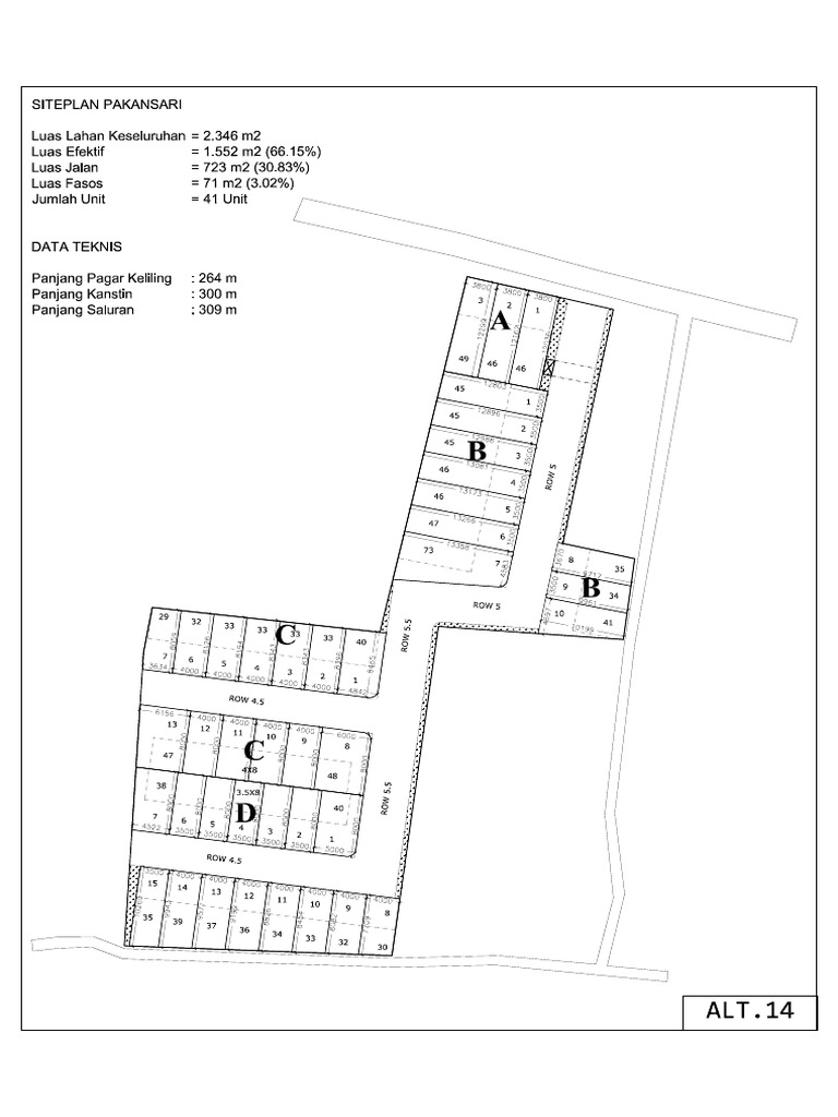Siteplan Vertihome CIbinong | PDF