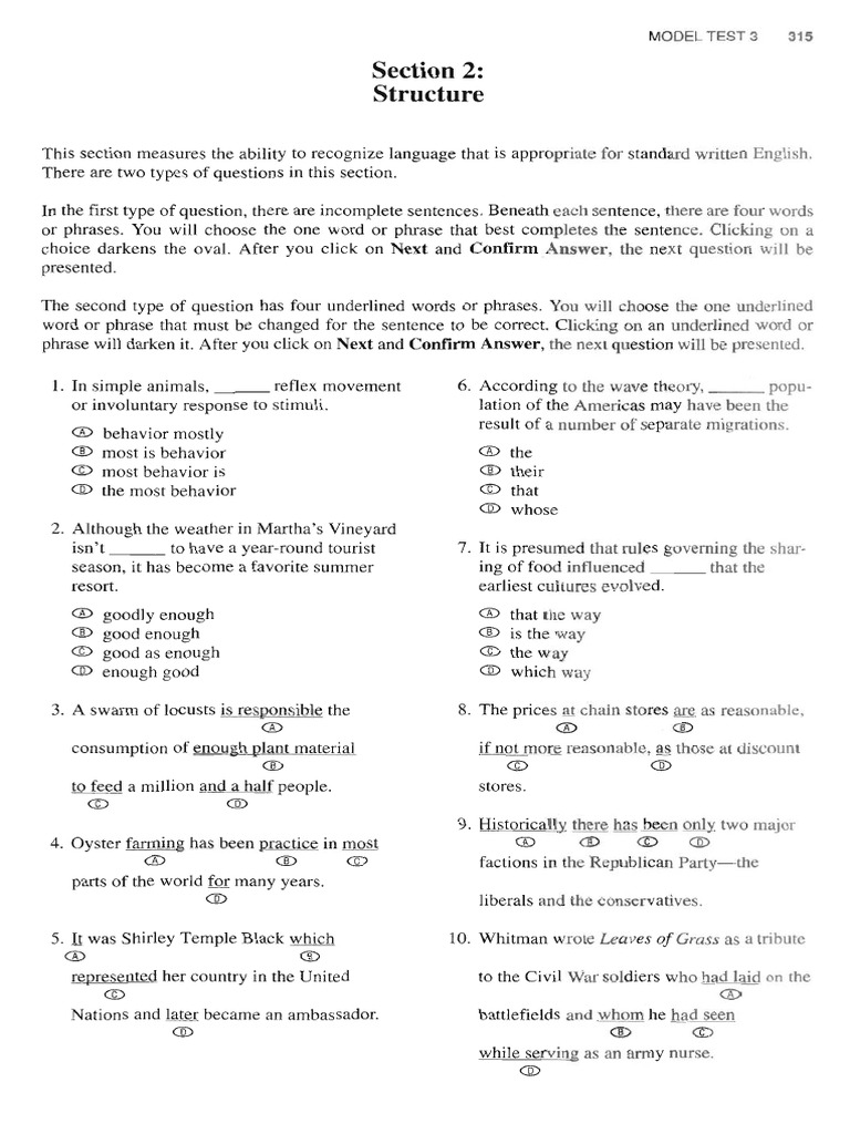 Structure 2 Soal | PDF