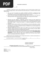 Secretary's Certificare - BIR eCAR Application | PDF | Title (Property ...