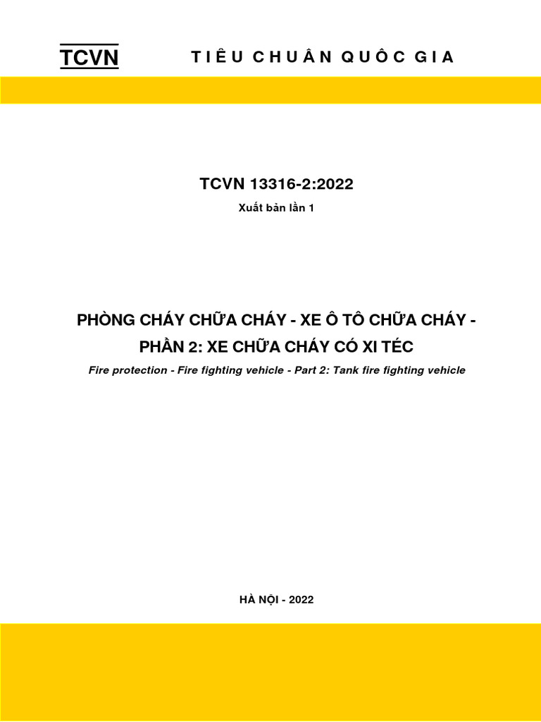 15. TCVN 13316-2 2022 Xe téc nước | PDF