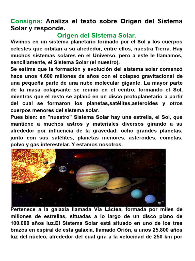 Sistema Solarddd | PDF | Sistema solar | Planetas