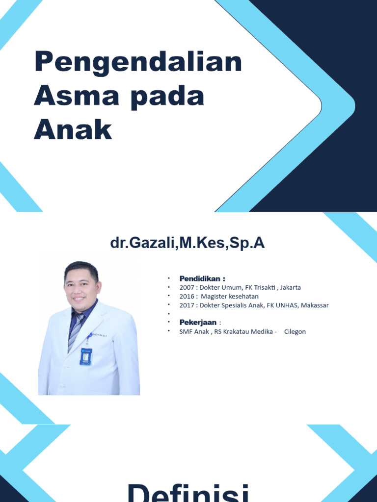 Asma Anak - FIX | PDF | Asthma | Cough
