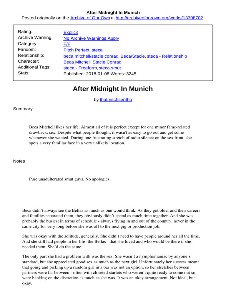 After Midnight in Munich | PDF