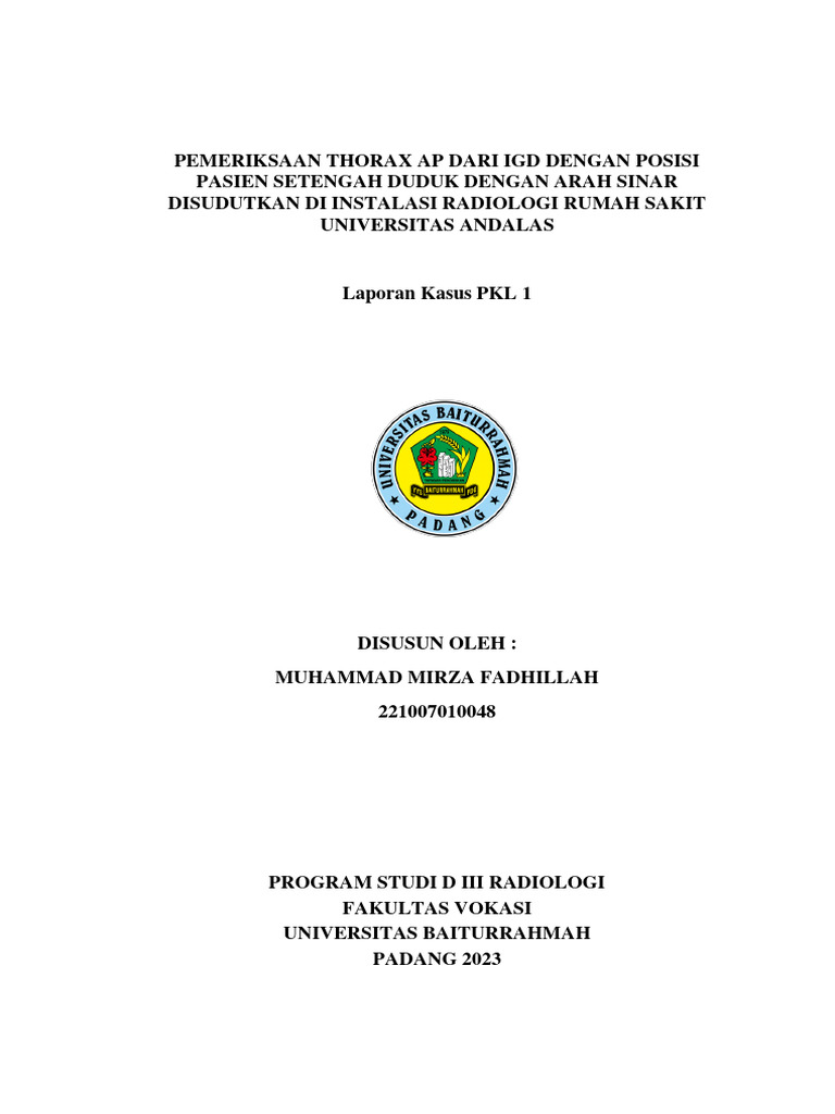 Refisi Laprat Thorax 5 - Fix | PDF