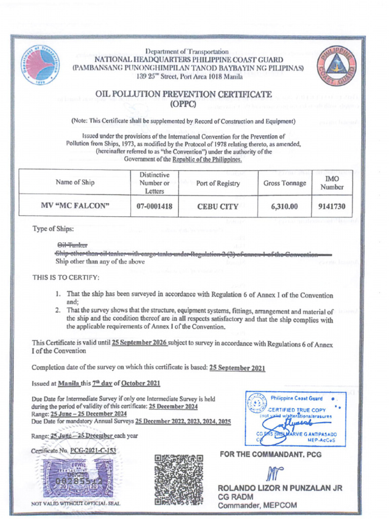 Oppc - MCF.09.25.26.CTC | PDF
