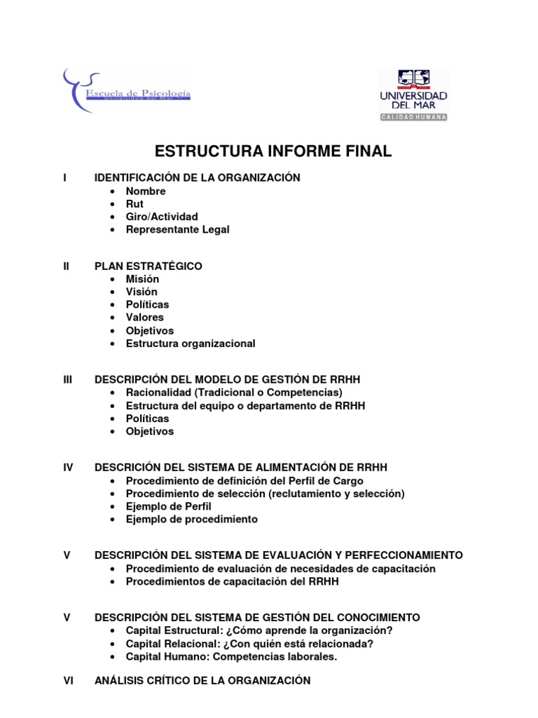 Formato Del Informe Final