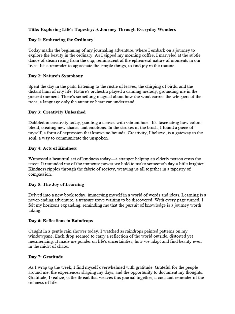 Journal Entry 2 | PDF Journal Entry 2 | PDF