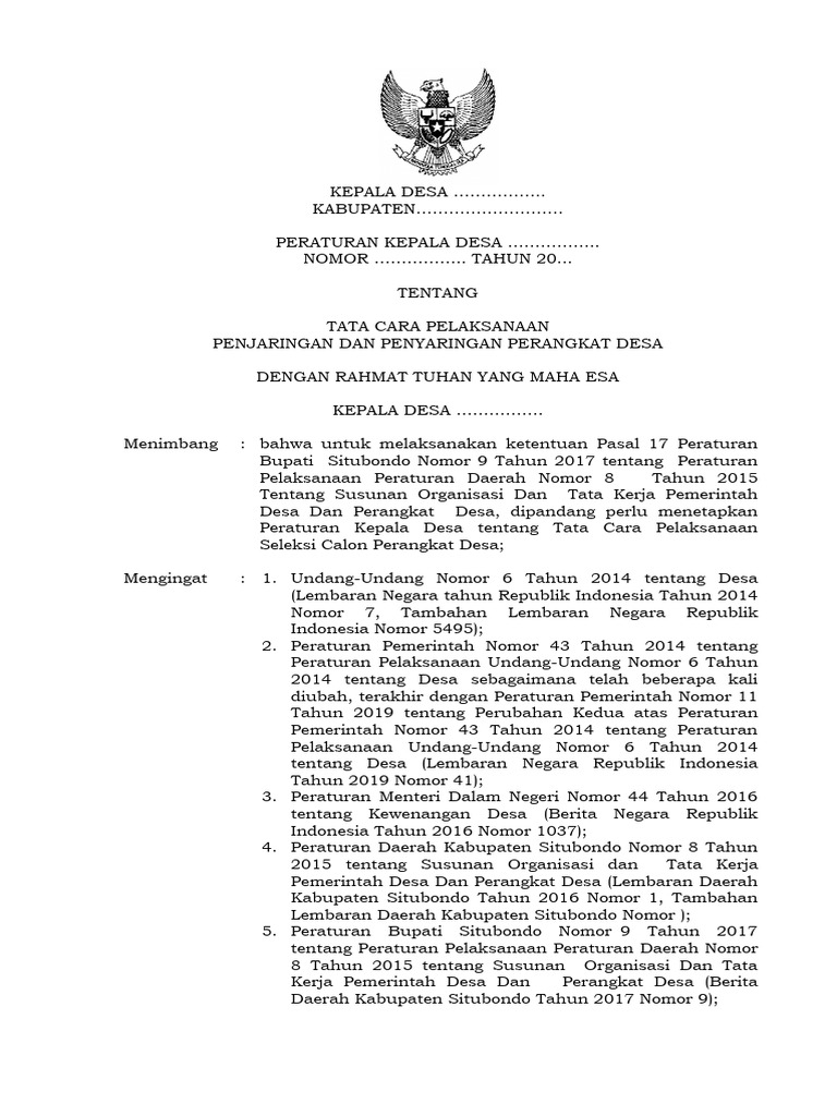 Perkades Penjaringan Perangkat | PDF | Griya & Taman