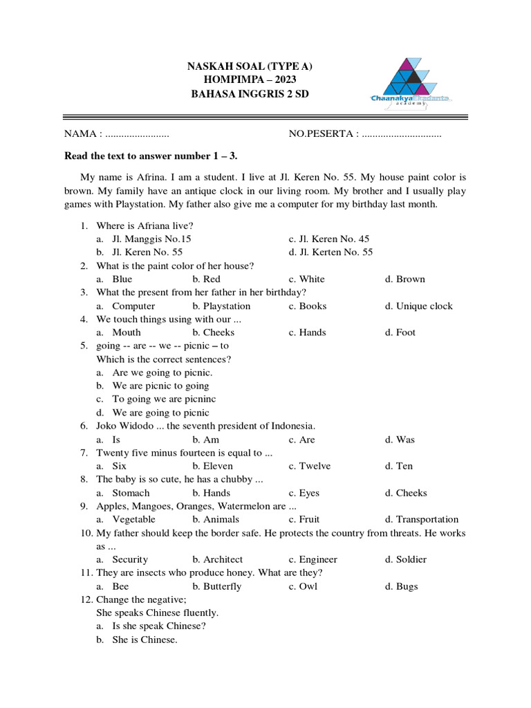 English 2 SD Hompimpa | PDF | Language Arts & Discipline