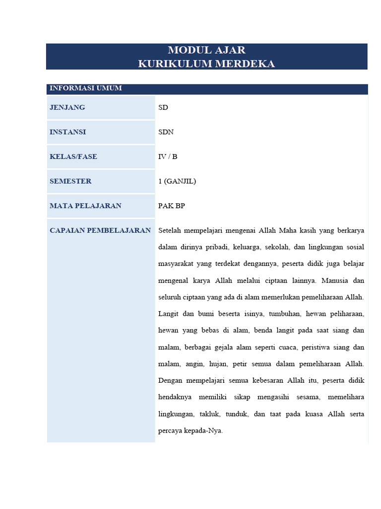 Modul Ajar 2 | PDF | Kesehatan Holistik