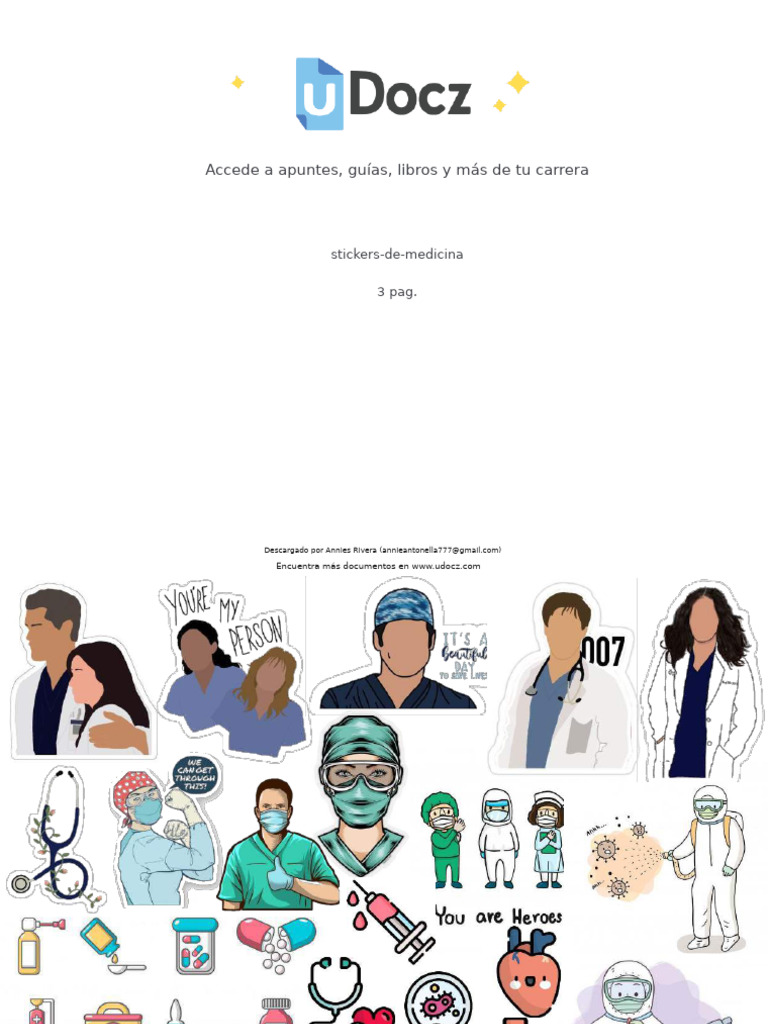 Stickers de Medicina 117046 Downloable 1513692 | PDF