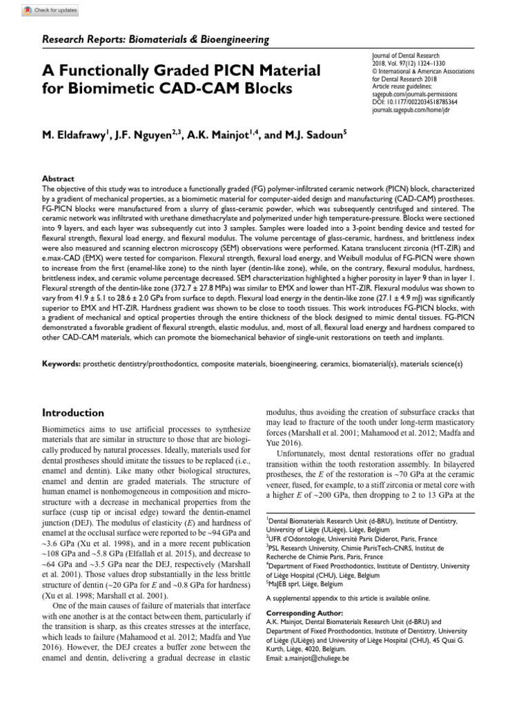 01 - Eldafrawy Et Al 2018 A Functionally Graded Picn Material For ...