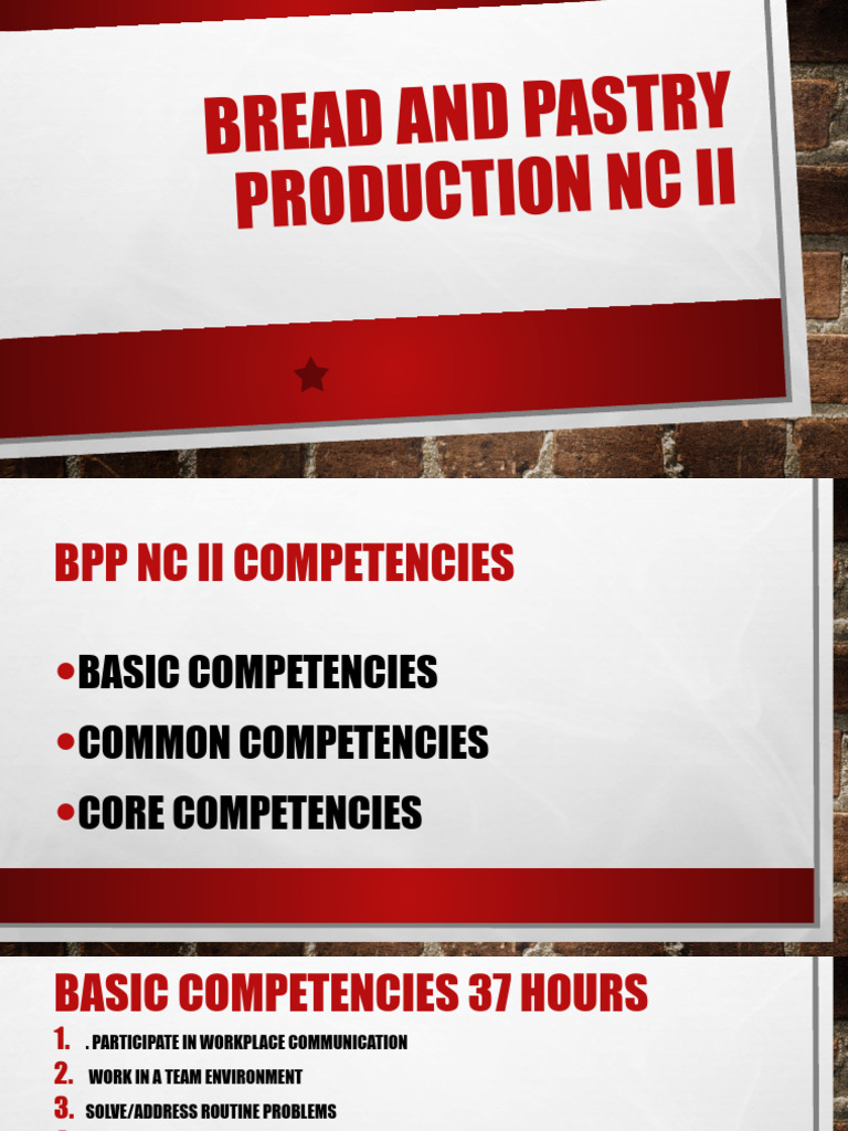 BPP NC II Rules and Core Compt. | PDF