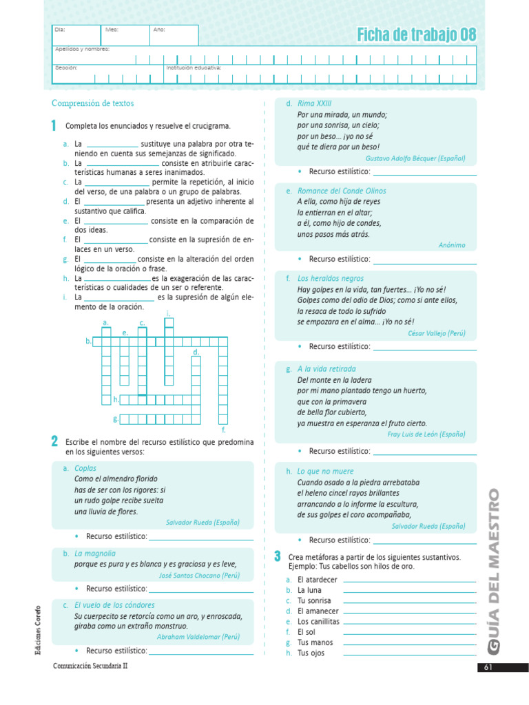 Ficha08 COREFO | PDF
