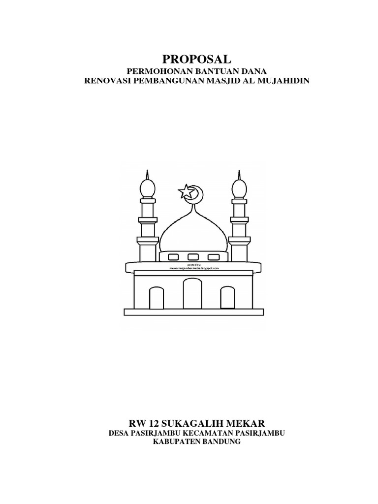 Contoh_proposal_pembangunan_masjid | PDF