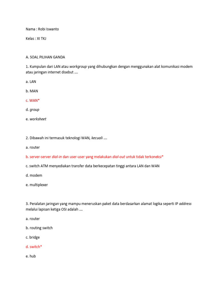 WAN NEW - Docx Robi | PDF