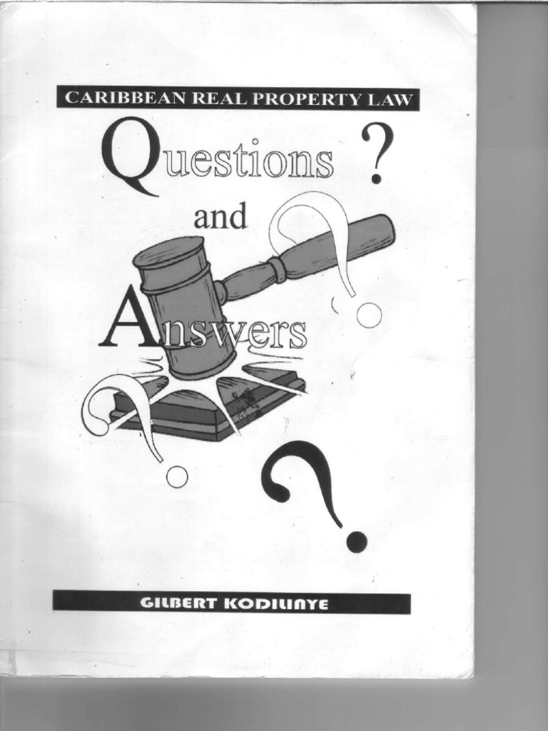 Real Prop Law Ques and Ans | PDF | Fee Simple | Land Law