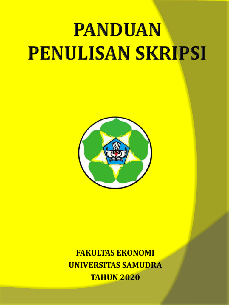 Pedoman Penulisan Skripsi PDF | PDF
