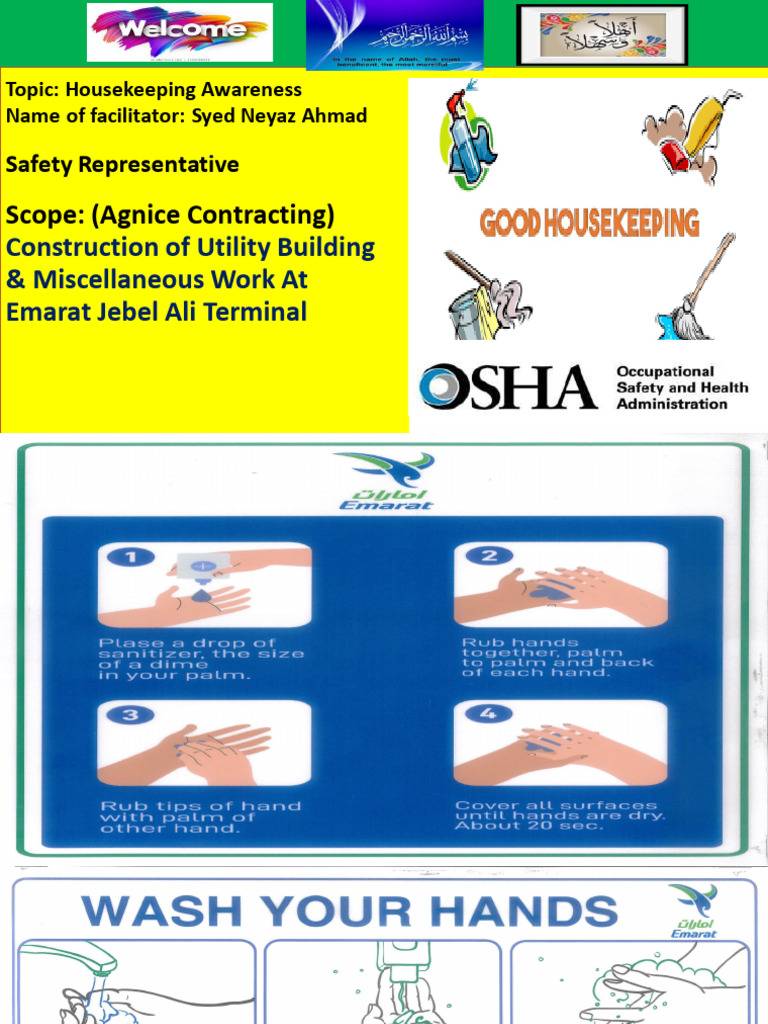 Housekeeping Awareness in Construction | PDF | Housekeeping | Waste