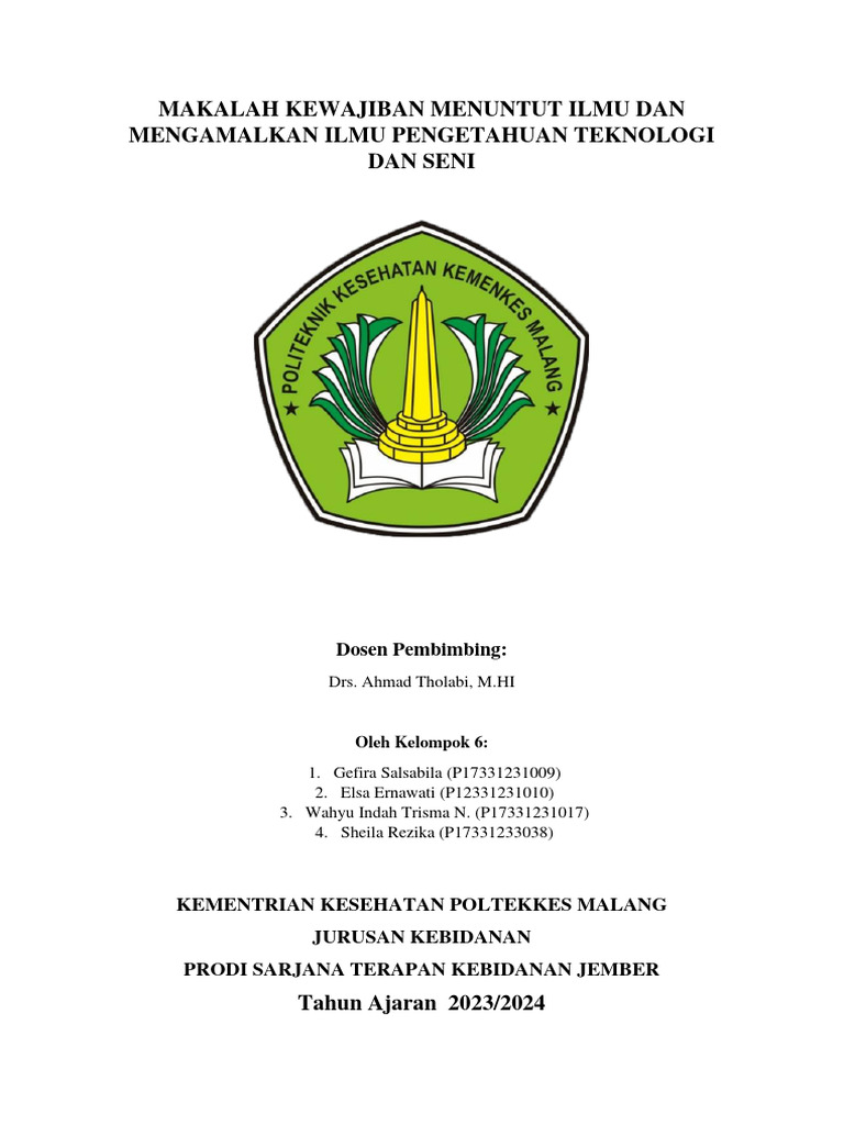 Makalah Kewajiban Menuntut Ilmu Dan Mengamalkan Ilmu Pengetahuan ... Makalah Kewajiban Menuntut Ilmu Dan Mengamalkan Ilmu Pengetahuan ...