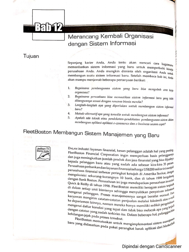 Materi SIM Bab 12 | PDF