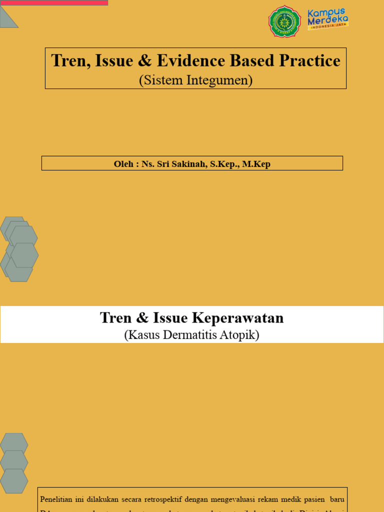 Tren Isu Evidence Based Sistem Integumen | PDF