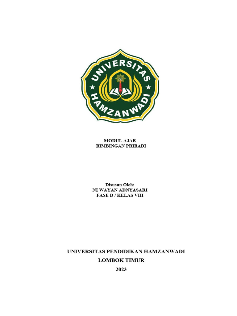 Modul Ajar Rencana Aksi 2 BK | PDF Modul Ajar Rencana Aksi 2 BK | PDF