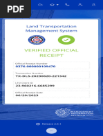 LTO OR Registration | PDF