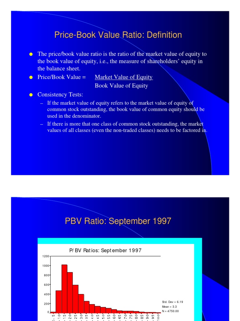 Price-Book Value Ratio: Definition | PDF | Cost Of Capital | Book Value