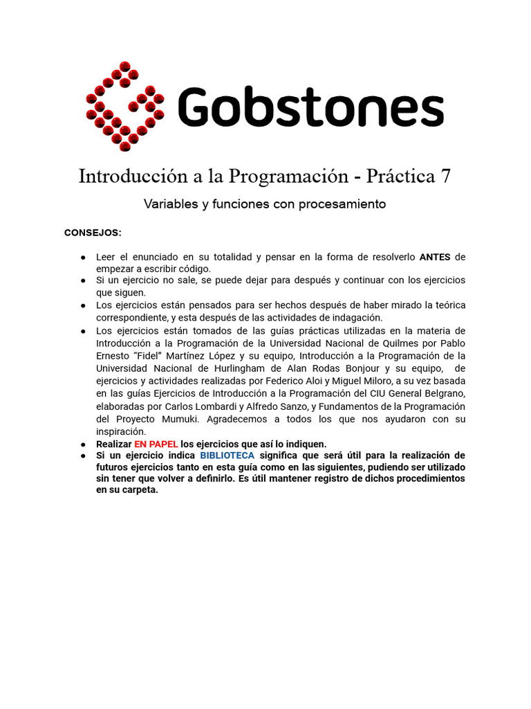 Práctica 7 - Variables y Funciones Con Procesamiento (2023-03-12) | PDF | Aeropuerto