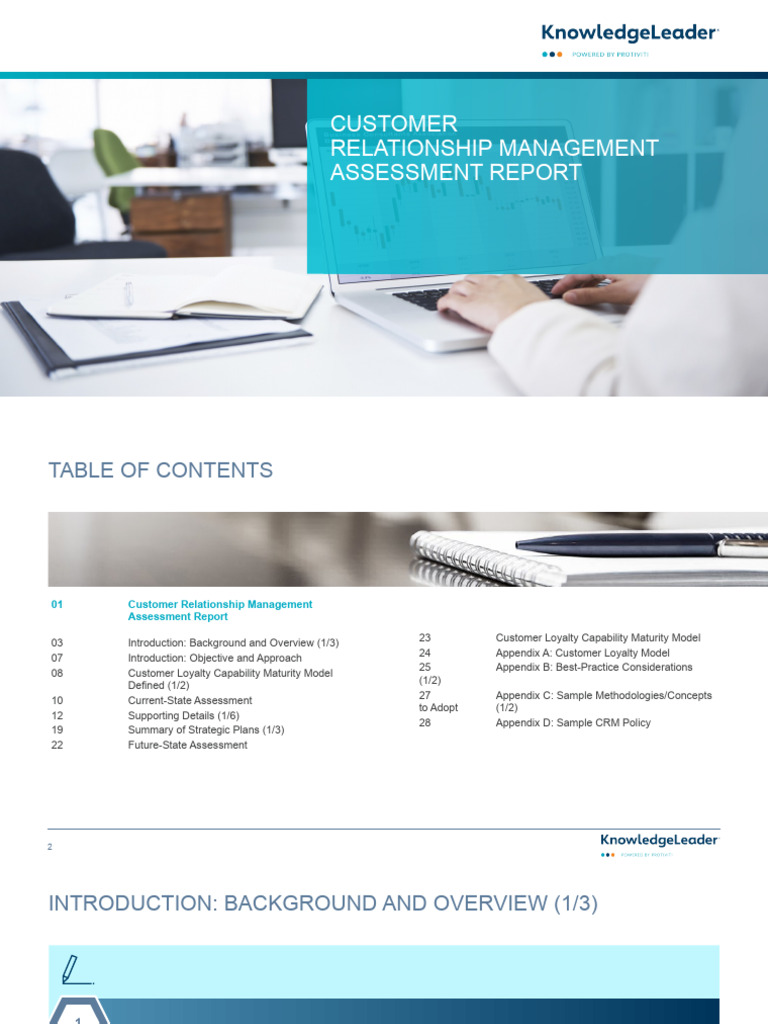Customer Relationship Management Assessment Report | PDF | Customer ...