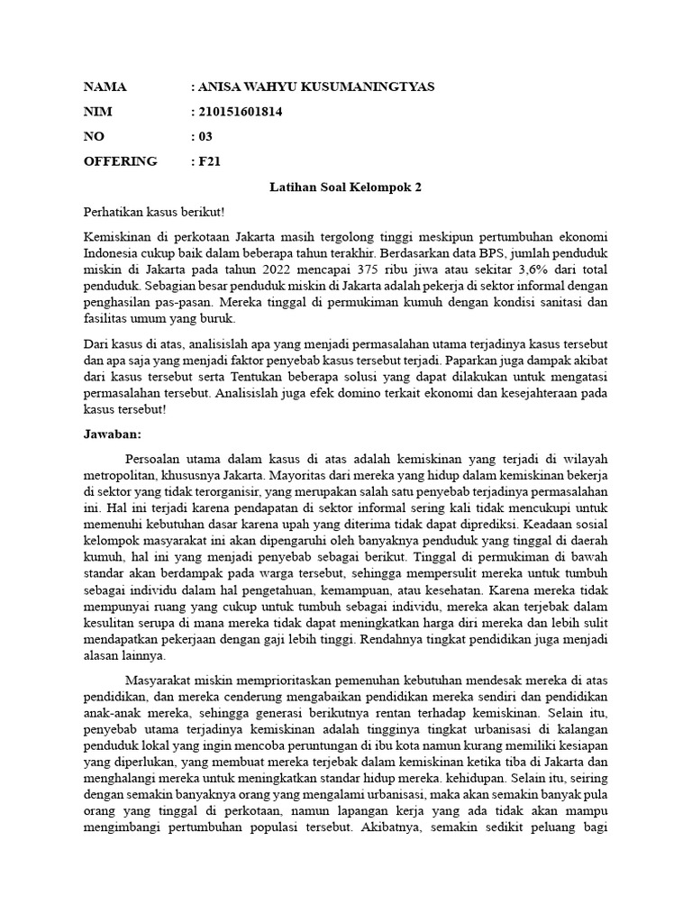 03 - Anisa Wahyu Kusumaningtyas - Latsol K2 KSPM PART 2 | PDF