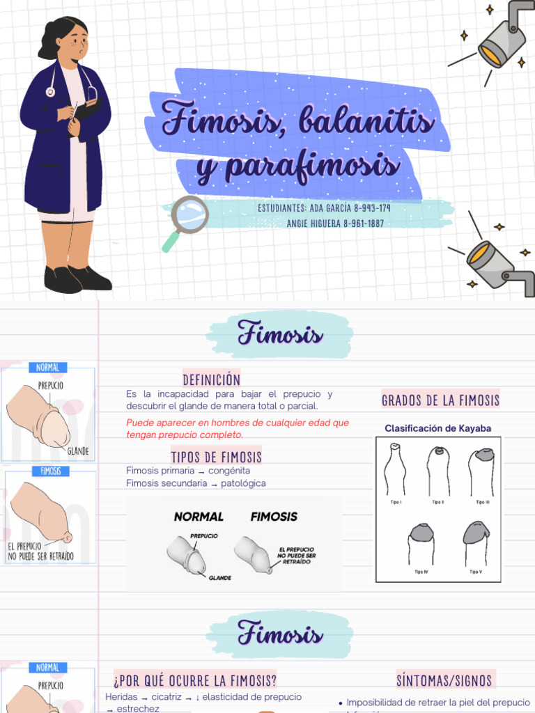 Clasificación de Fimosis y Parafimosis | PDF | Sistema genitourinario ...