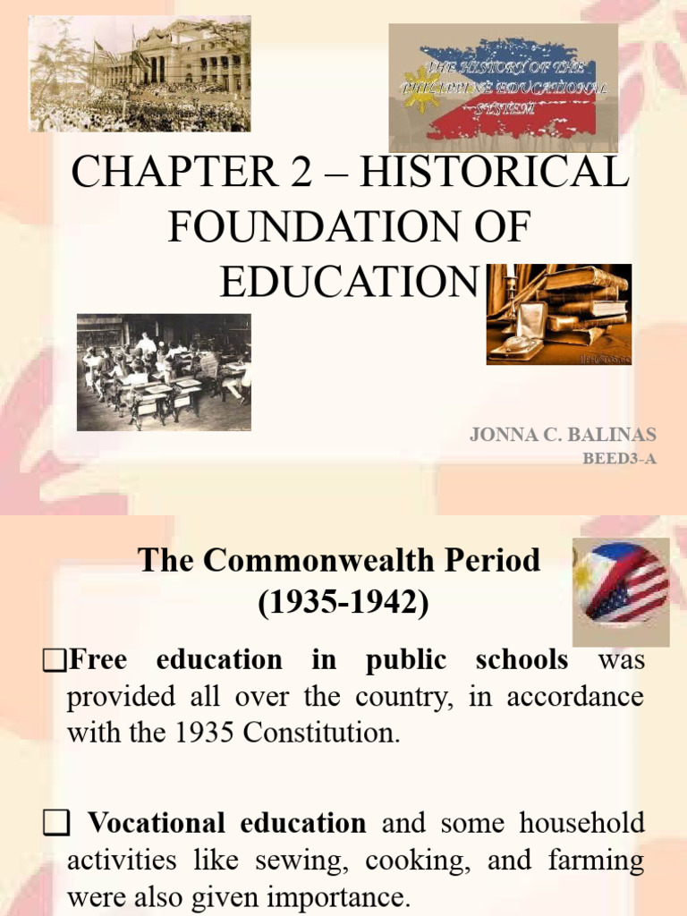 Chapter 2 - Historical Foundation of Education | Download Free PDF ...