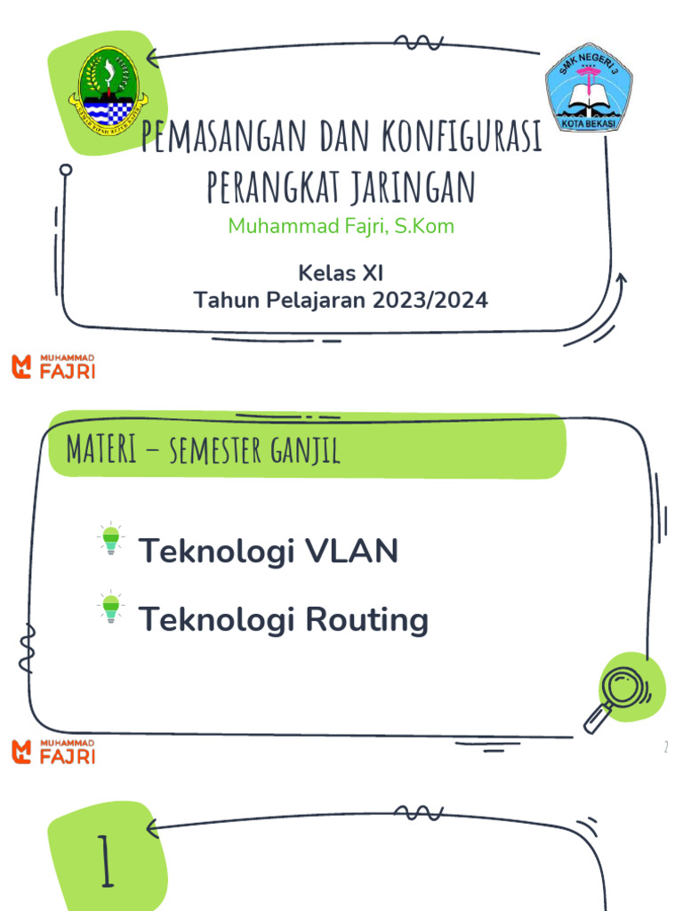 PKPJ 1 Teknologi VLAN | PDF