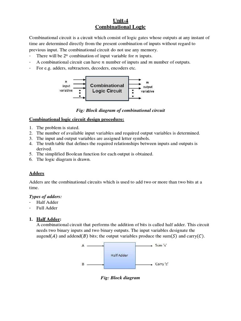Chapter 4 - Digital Logic | PDF | Logic Gate | Electronic Circuits