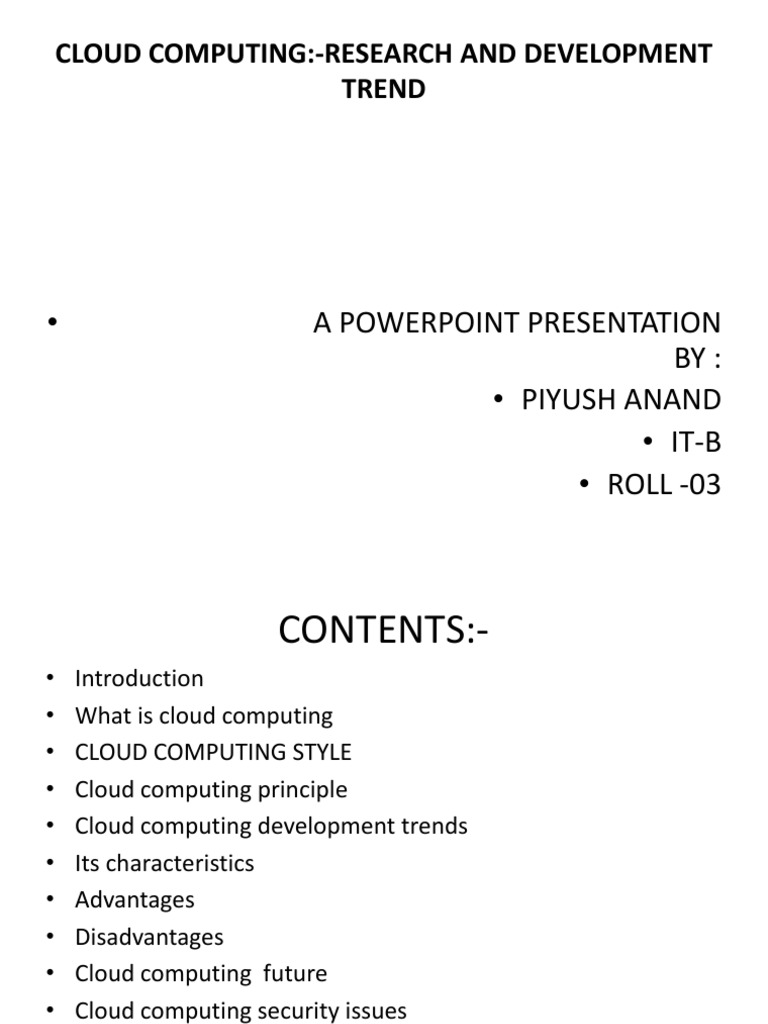 Cloud Computing - ppt11 | PDF | Cloud Computing | Virtual Machine