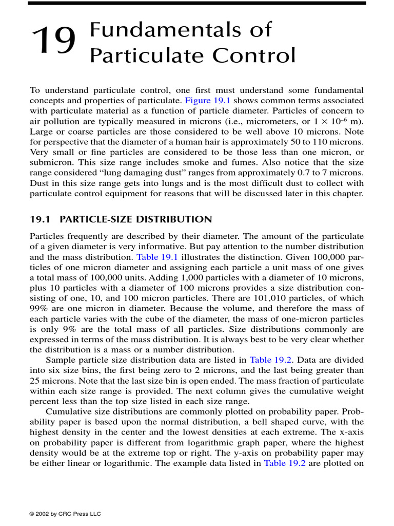 Particulate Control Fundamentals Explained | PDF | Particulates | Aerosol