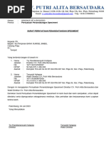 Contoh GANTI SPECIMEN BANK | PDF