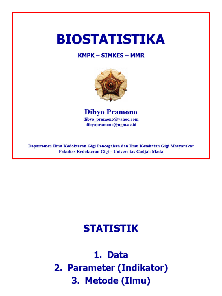 Introduction To Biostatistics Kmpk 2023 Pdf Statistics Mode Statistics