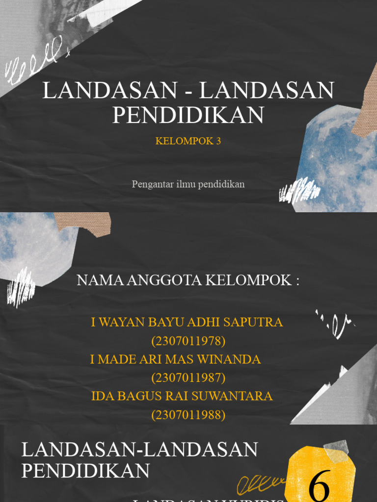 Landasan - Landasan Pendidikan | PDF