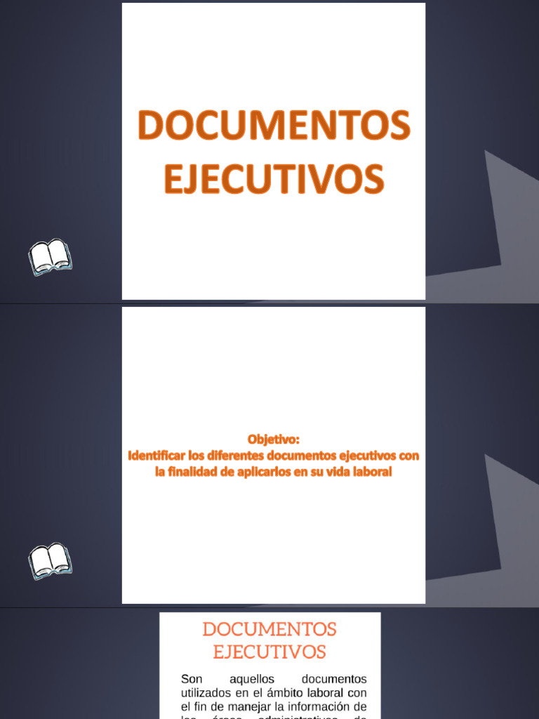 Presentación de Documentos Ejecutivos | PDF