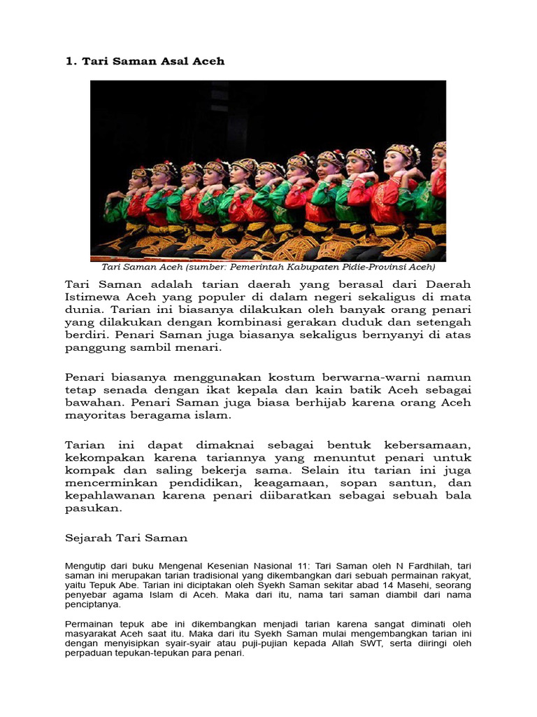 Kliping Tari | PDF | Seni