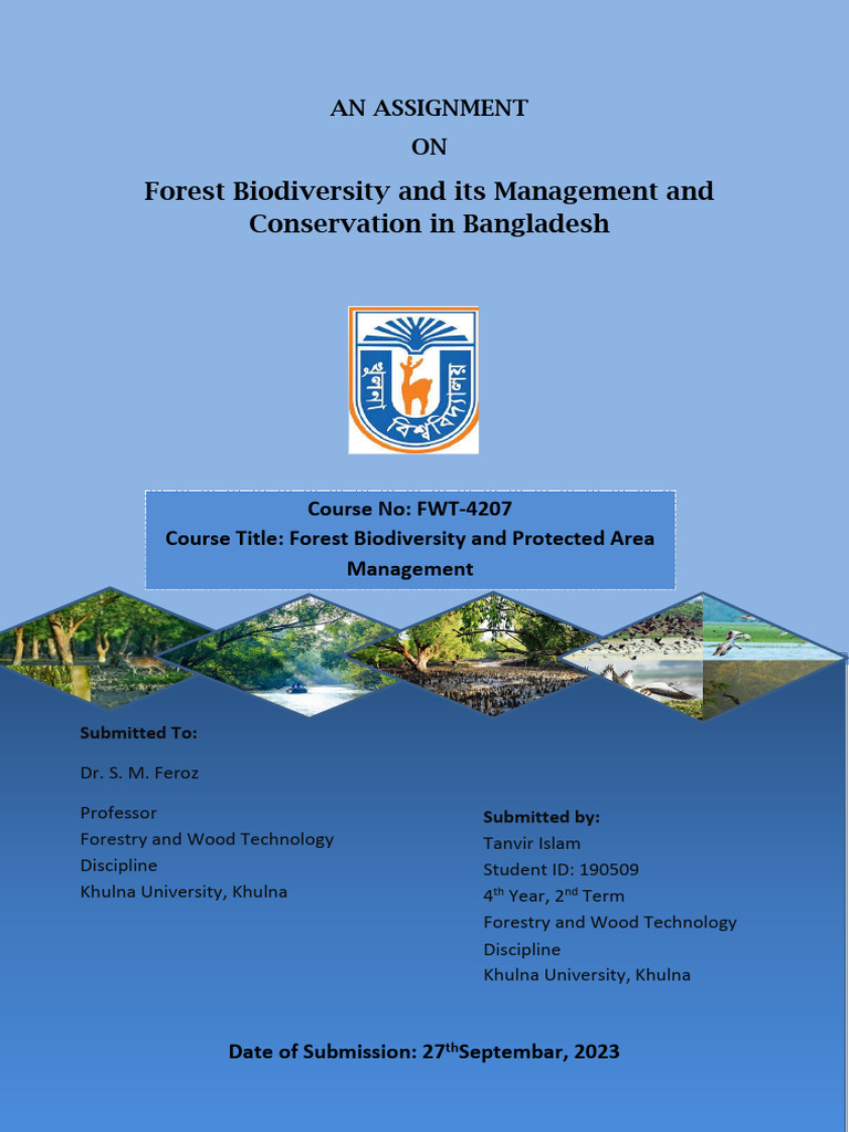 Biodiversity Assignment | PDF | Conservation Biology | Biodiversity