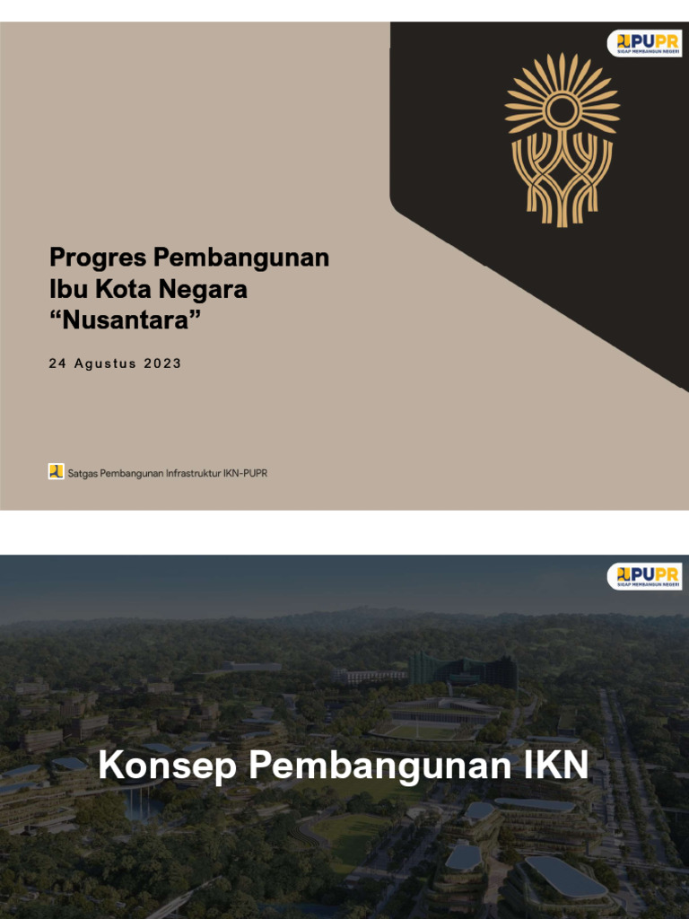 Progres Pembangunan IKN Nusantara 2023 | PDF | Teknologi & Rekayasa