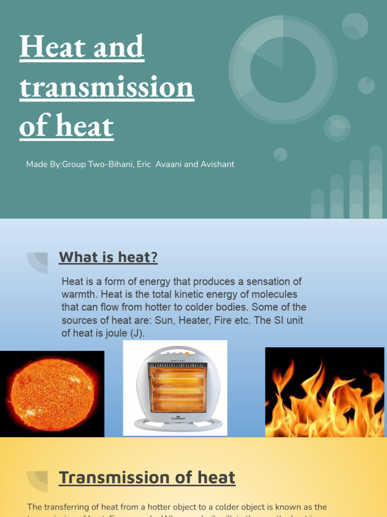 Heat and Transmissioon of Heat | PDF
